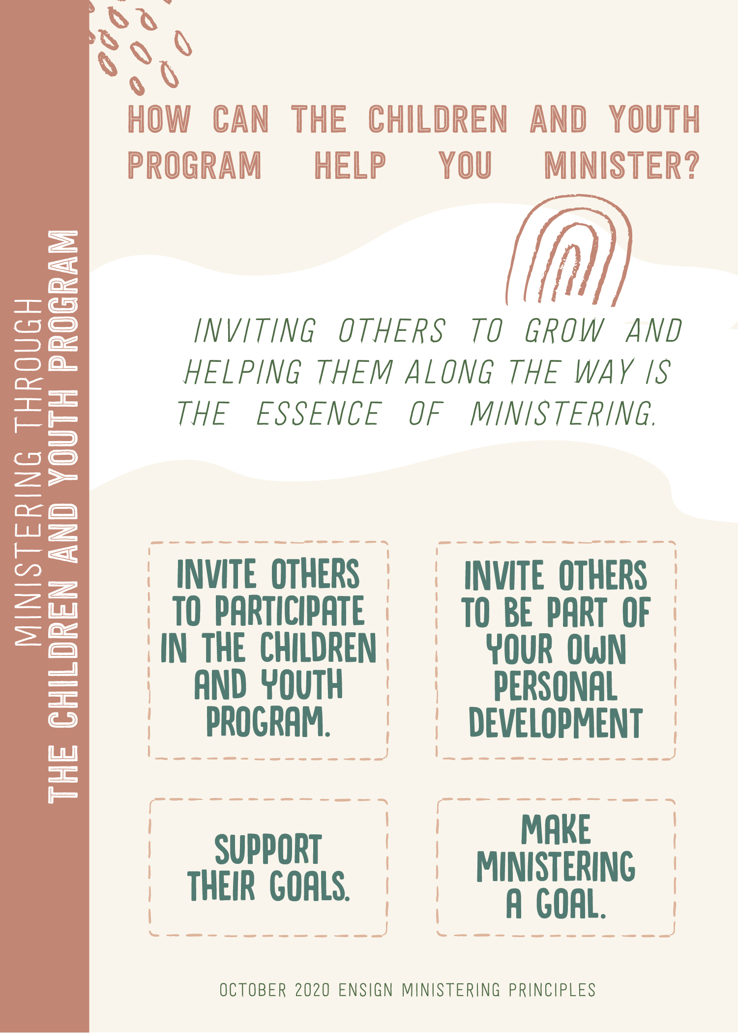 October 2020 Free Ministering Principles Poster and Handout