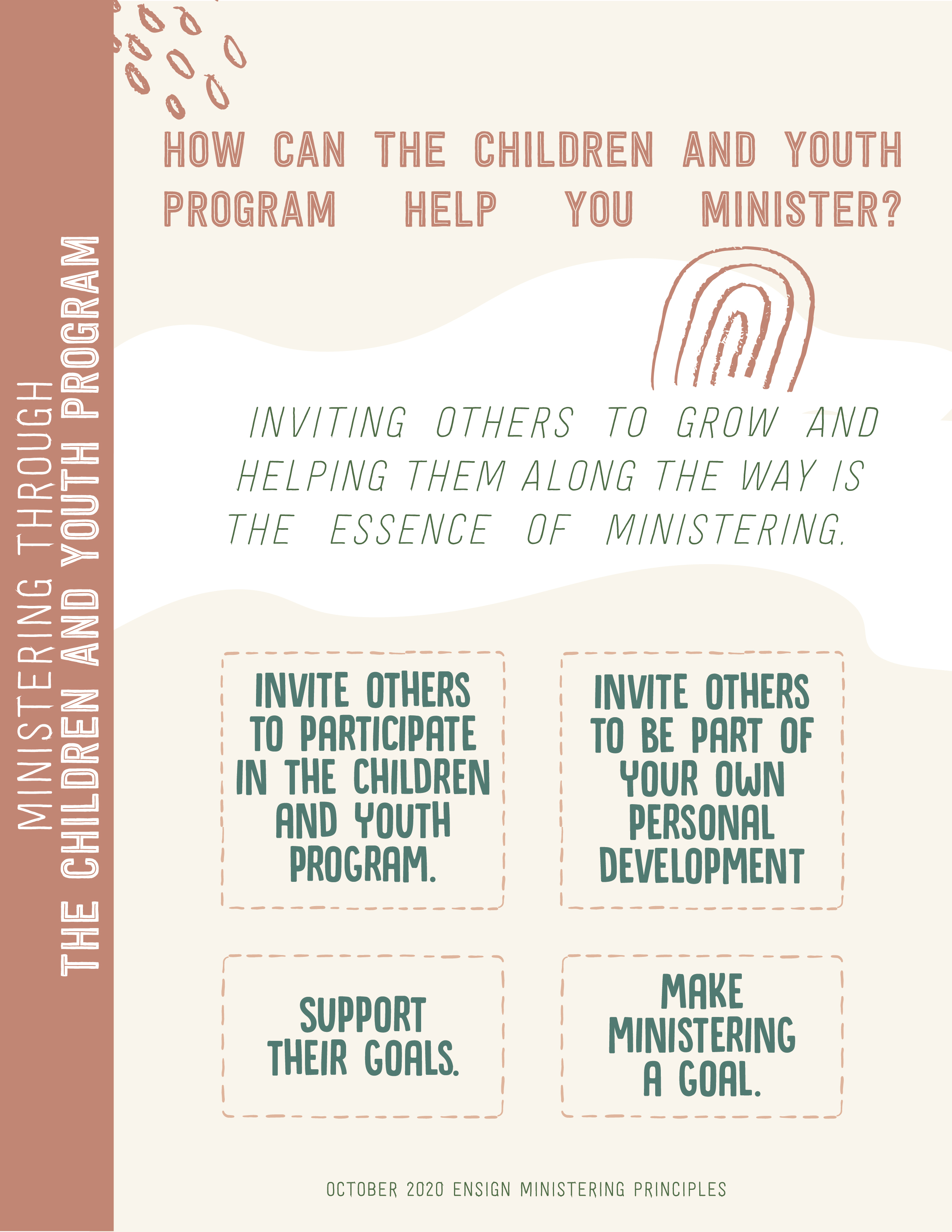 October 2020 Free Ministering Principles Poster and Handout
